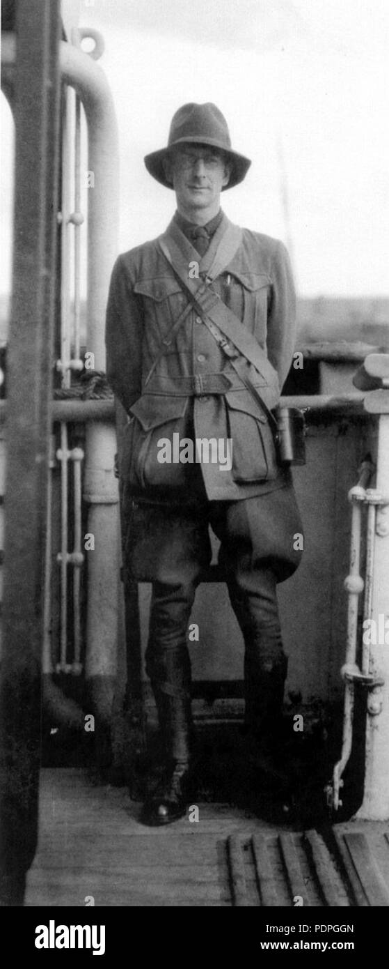 32 Charles Bean aboard ship Stock Photo - Alamy