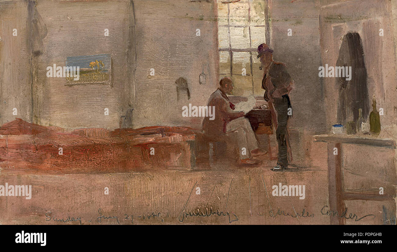 32 Charles Conder - Impressionists' Camp, 1889 Stock Photo - Alamy