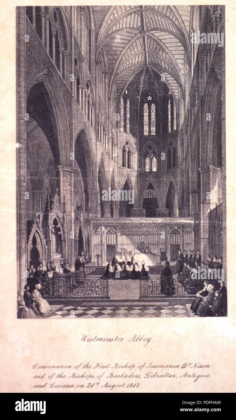 35 Consecration of the first Bishop of Tasmania Dr. Nixon and of the ...