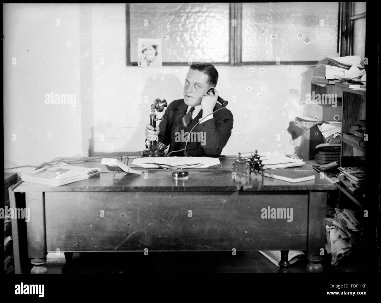43 Eric Sheldon in his office from The Powerhouse Museum Stock Photo ...