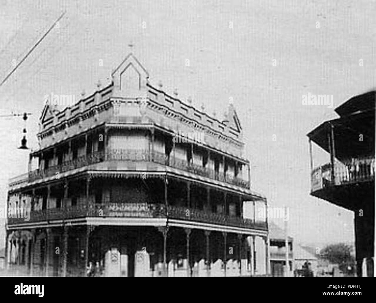 44 Exchange Hotel Balmain c1920 Stock Photo - Alamy