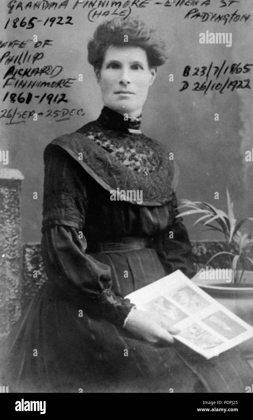 45 Finnimore, Mary Ann (nee Hale) (1865-1922 Stock Photo - Alamy