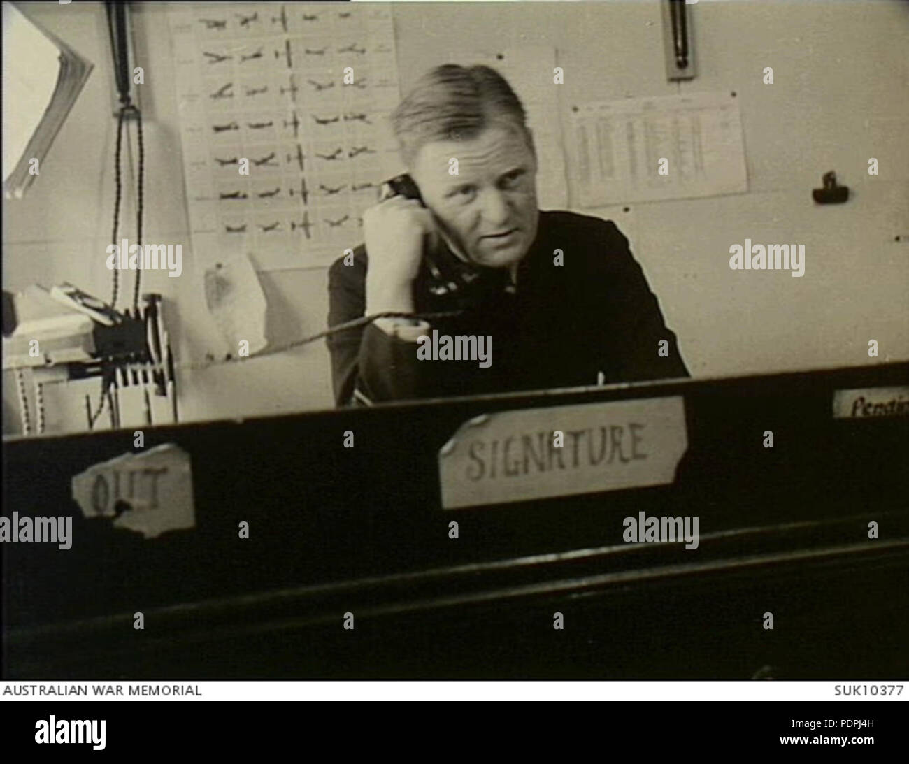 46 Flight Lieutenant Lawson of 455 Squadron RAAF at RAF Wigsley WWII ...