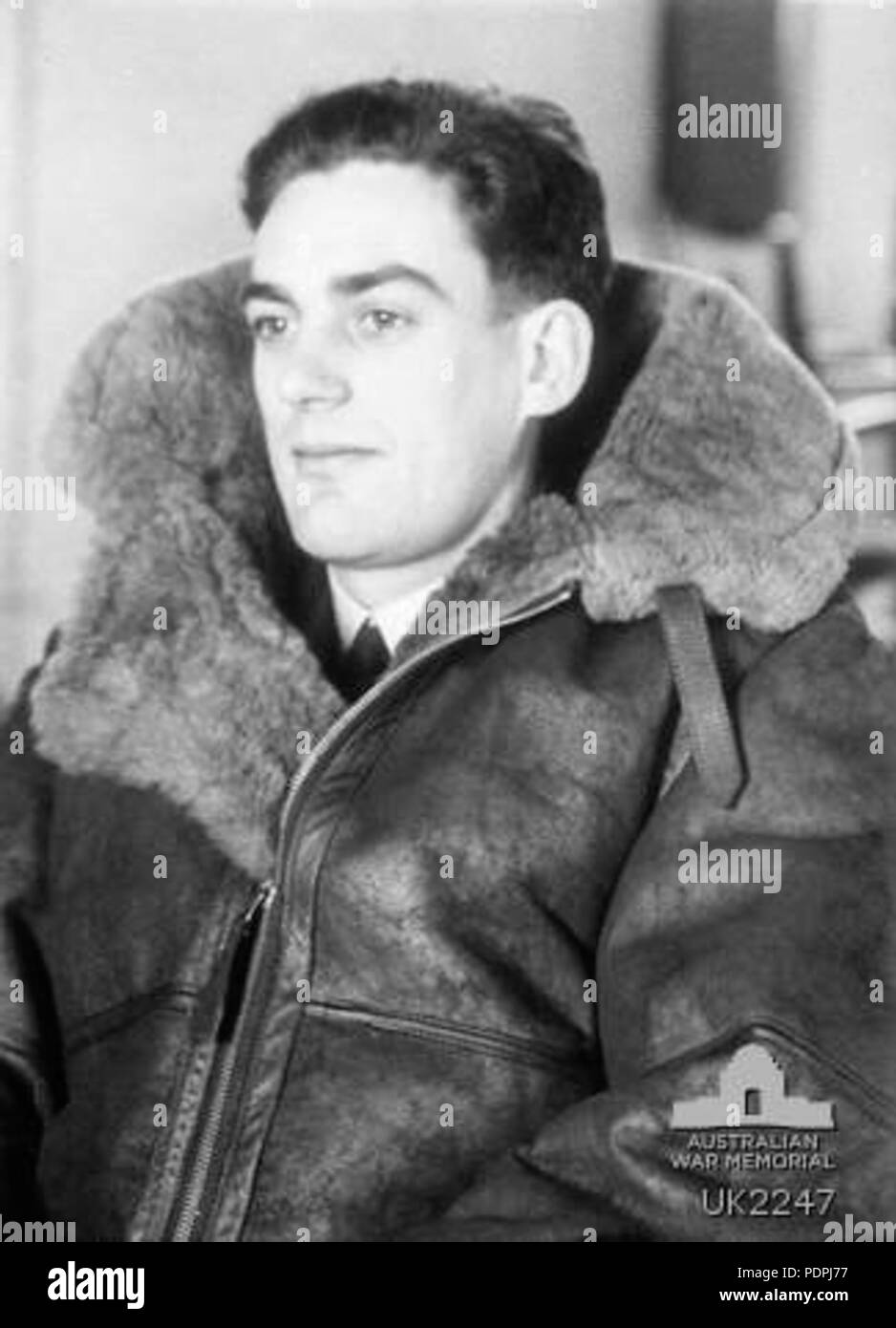 46 Flying Officer Challis of 466 Squadron RAAF at Driffield AWM UK2247 ...