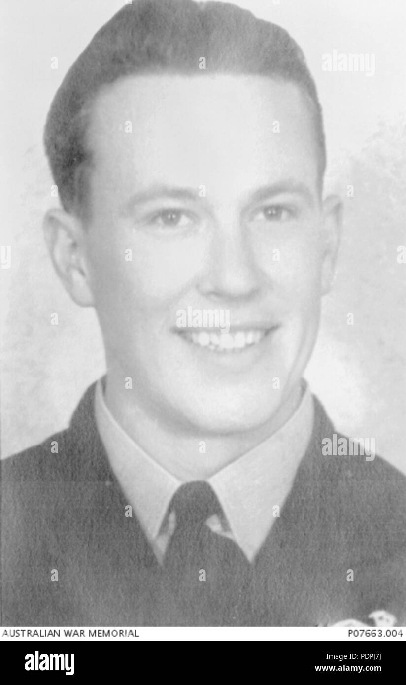 46 Flying Officer Porter of 23 Squadron RAAF WWII AWM P07663.004 Stock ...