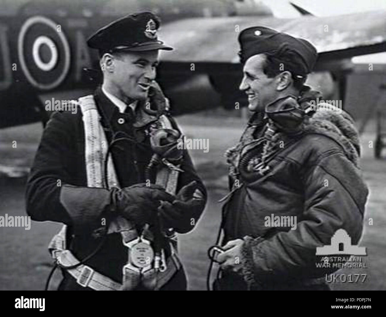 46 Flying Officer Sullivan and Flight Sergeant Wilmot of 467 Squadron ...