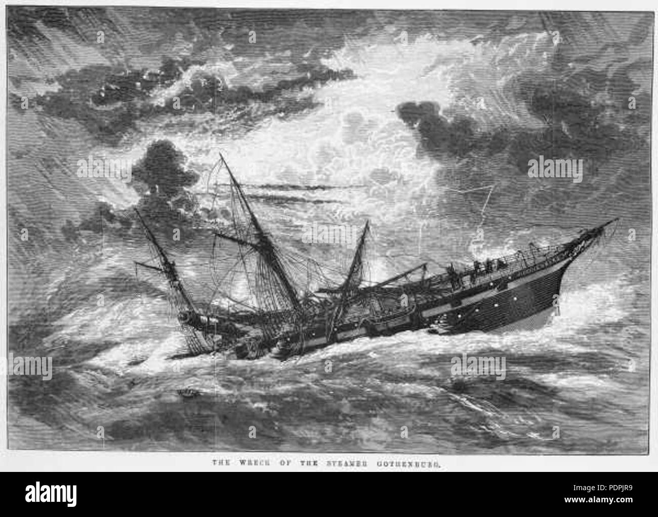 Historical wreck recovery Black and White Stock Photos & Images - Alamy