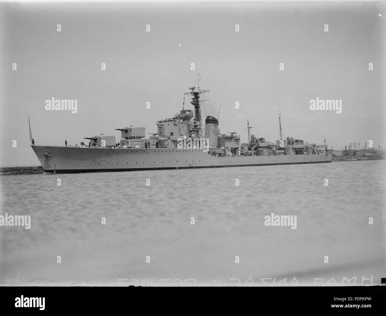 Hmas anzac Black and White Stock Photos & Images - Alamy