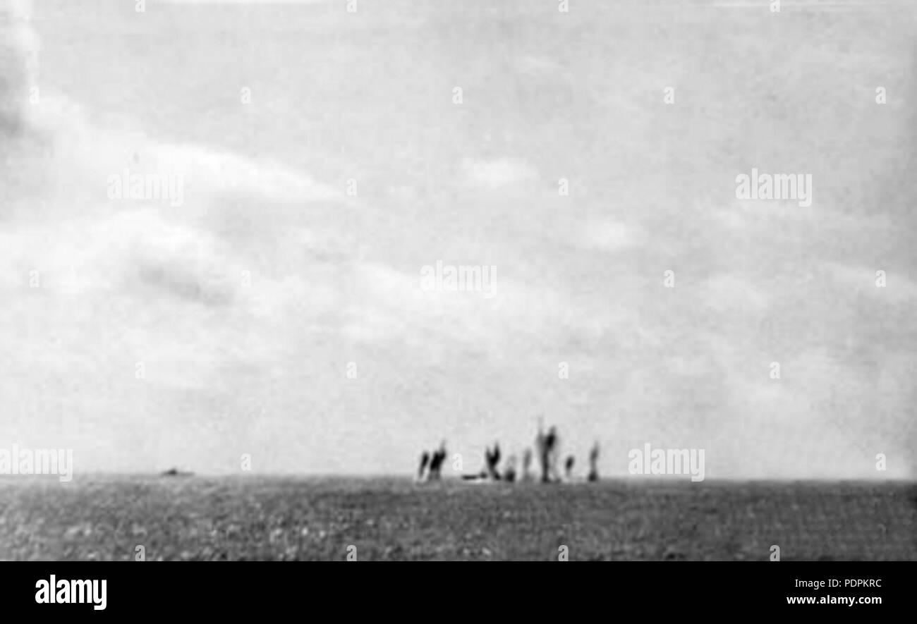 57 HMAS Australia (D84) bombed during Battle of Coral Sea 1942 Stock ...