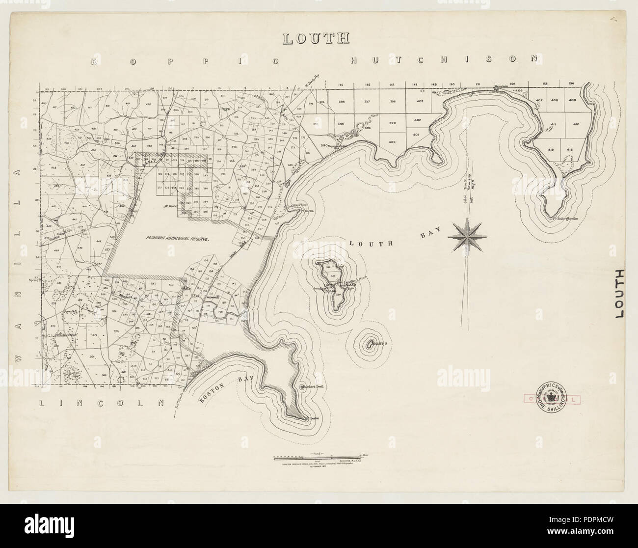 Louth map hi-res stock photography and images - Alamy