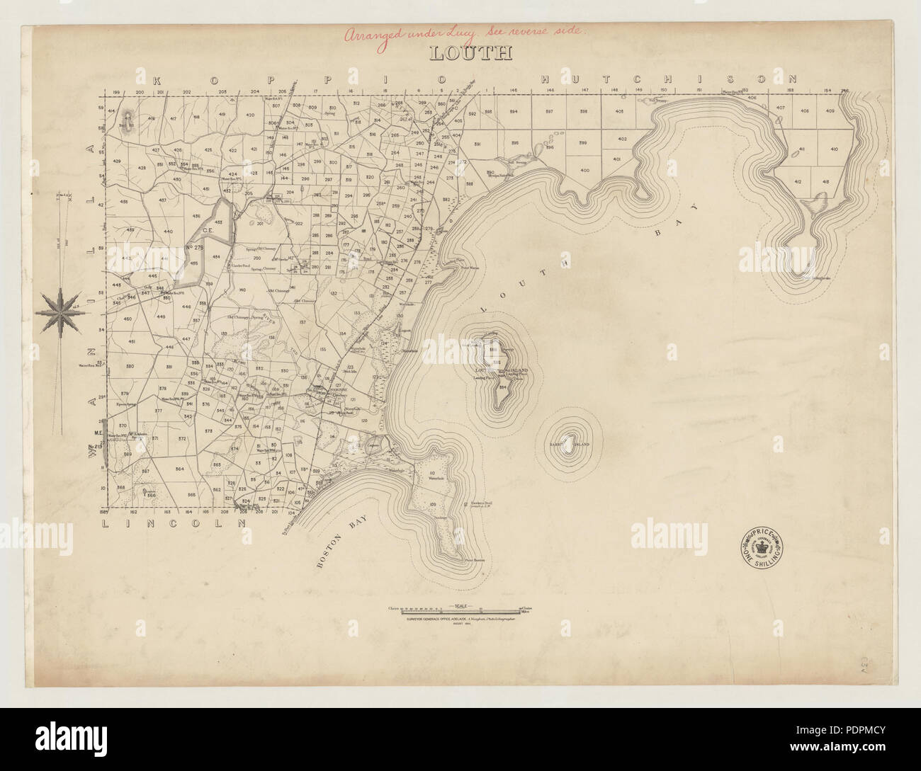 Louth map hi-res stock photography and images - Alamy