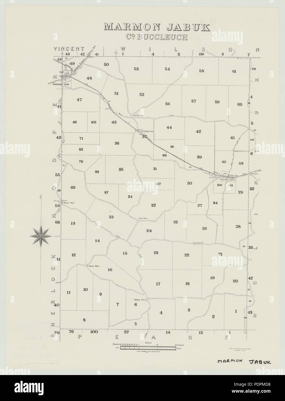 65 Hundred of Marmon Jabuk, 1957 (22884436333 Stock Photo - Alamy