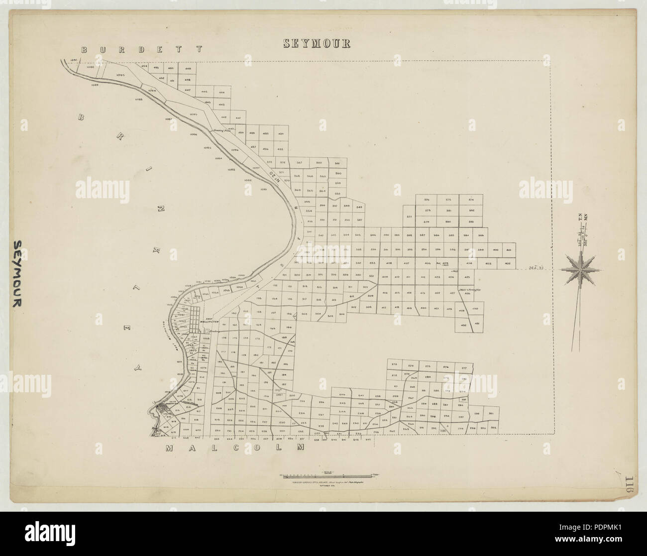 Seymour map hi-res stock photography and images - Alamy