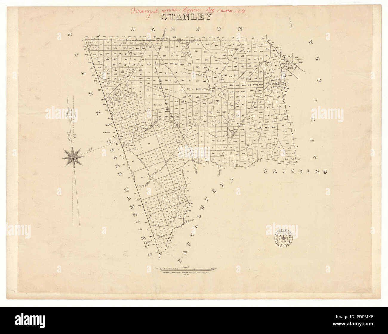 Stanley map hi-res stock photography and images - Alamy