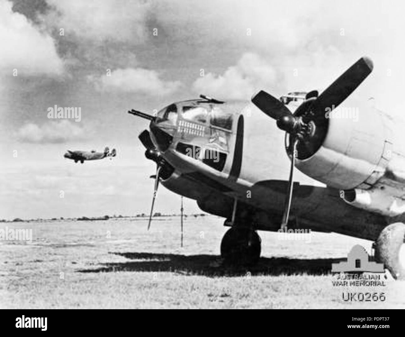 7 464 Squadron RAAF Ventura Methwold Jul 1943 AWM UK0266 Stock Photo ...