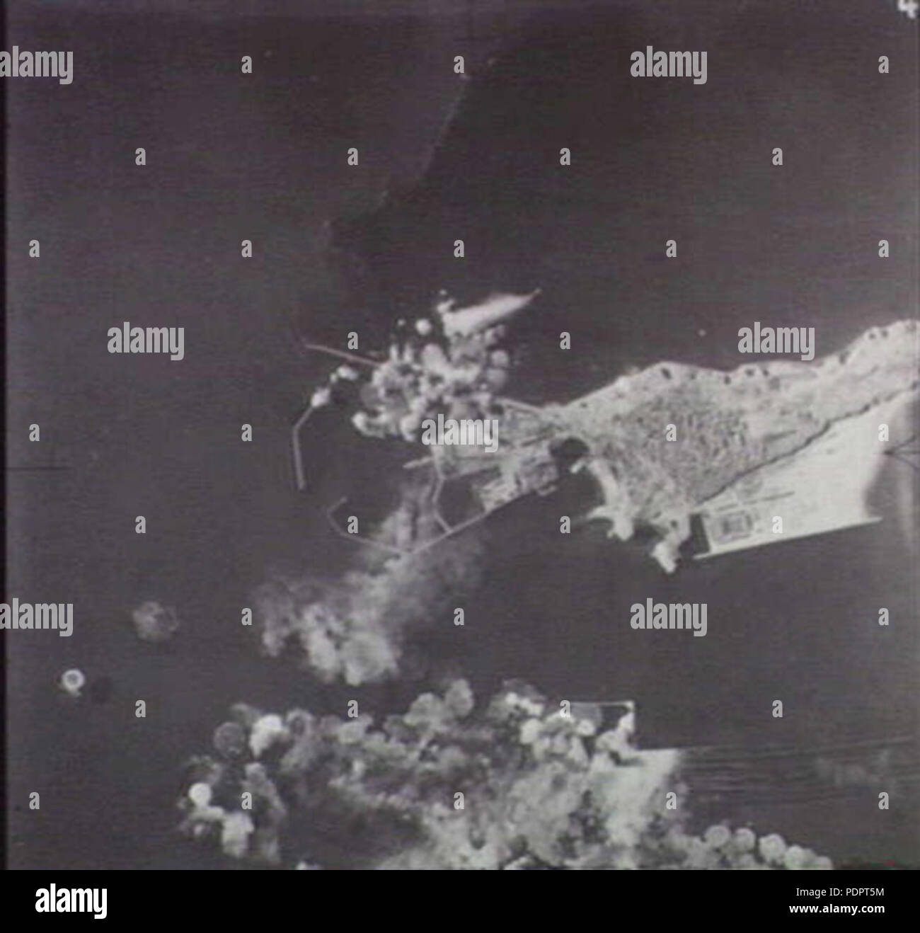 7 576 Squadron RAF bombing Helgoland Apr 1945 AWM P00811.027 Stock ...