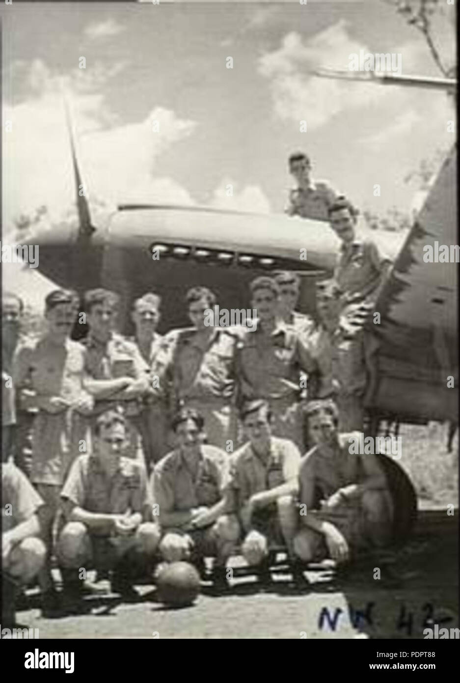 7 76 Squadron RAAF Kittyhawk pilots Strauss NT Jan 1943 AWM NWA0040 ...