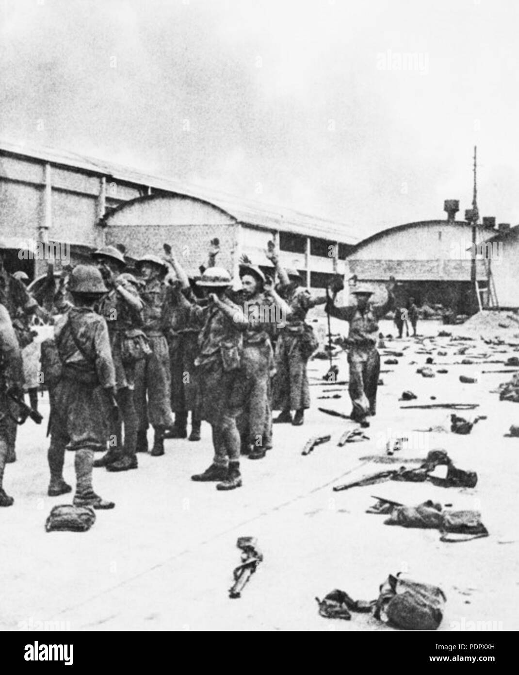 British surrender in singapore Black and White Stock Photos & Images ...