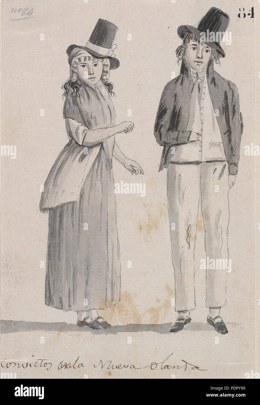 36 Convicts in New Holland Stock Photo - Alamy