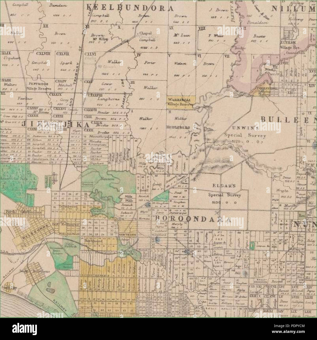 Bourke map hi-res stock photography and images - Alamy
