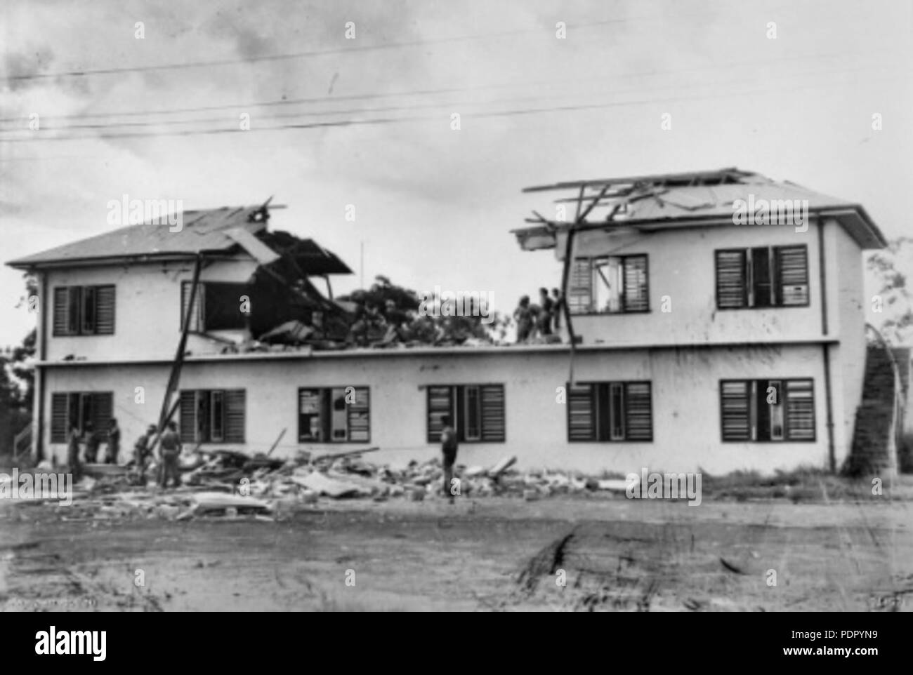 Damaged housing Black and White Stock Photos & Images - Alamy