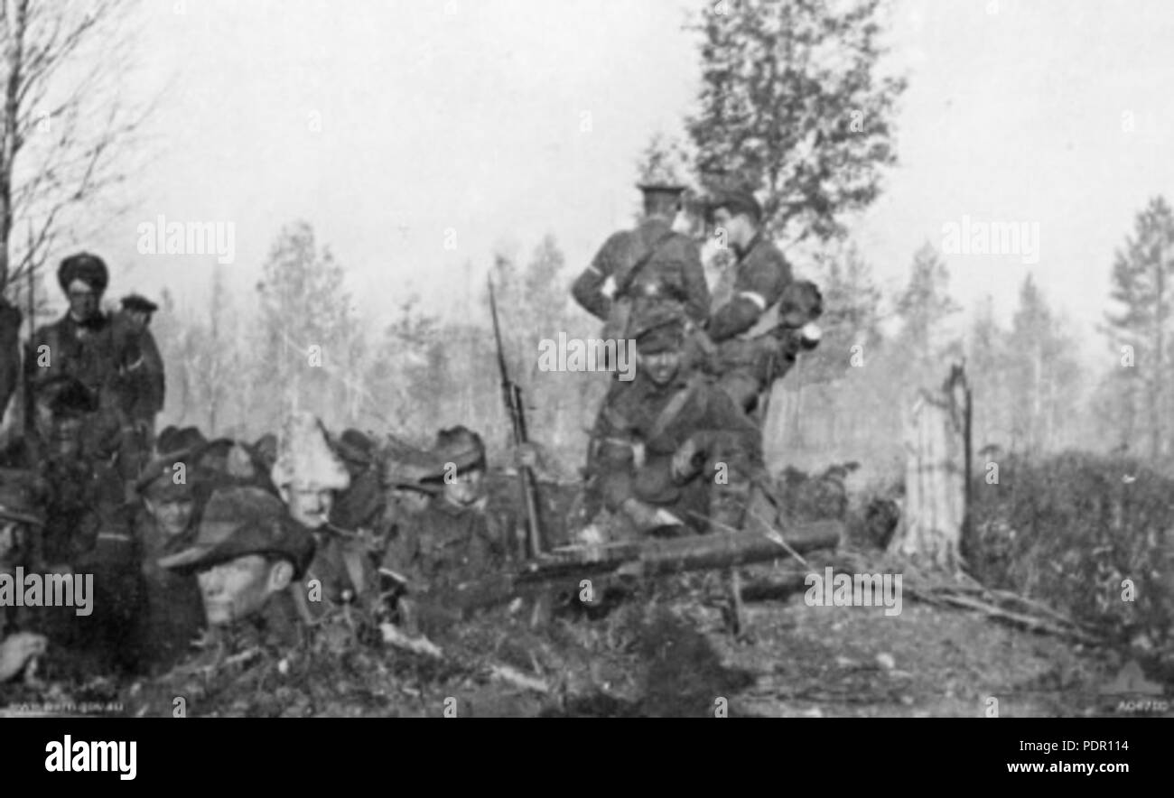 49 Fusiliers North Russia 1919 (AWM04700 Stock Photo - Alamy