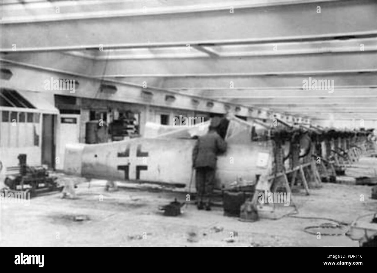 Aircraft assembly line Black and White Stock Photos & Images - Alamy
