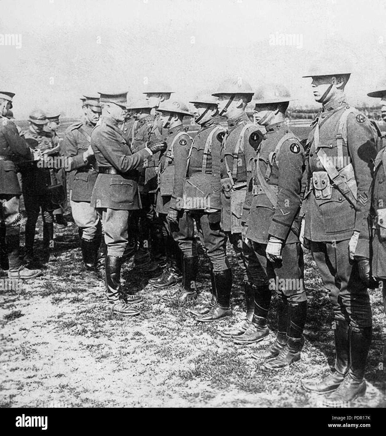 Pershing decorating soldiers hi-res stock photography and images - Alamy