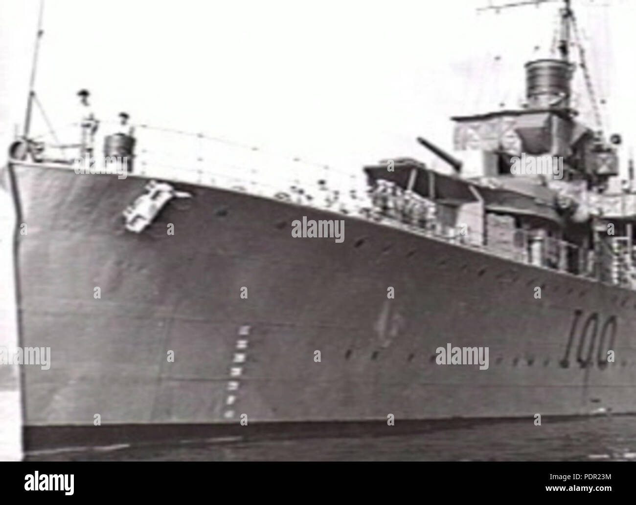58 HMAS Stuart Bow 1944 AWM 301350 Stock Photo - Alamy