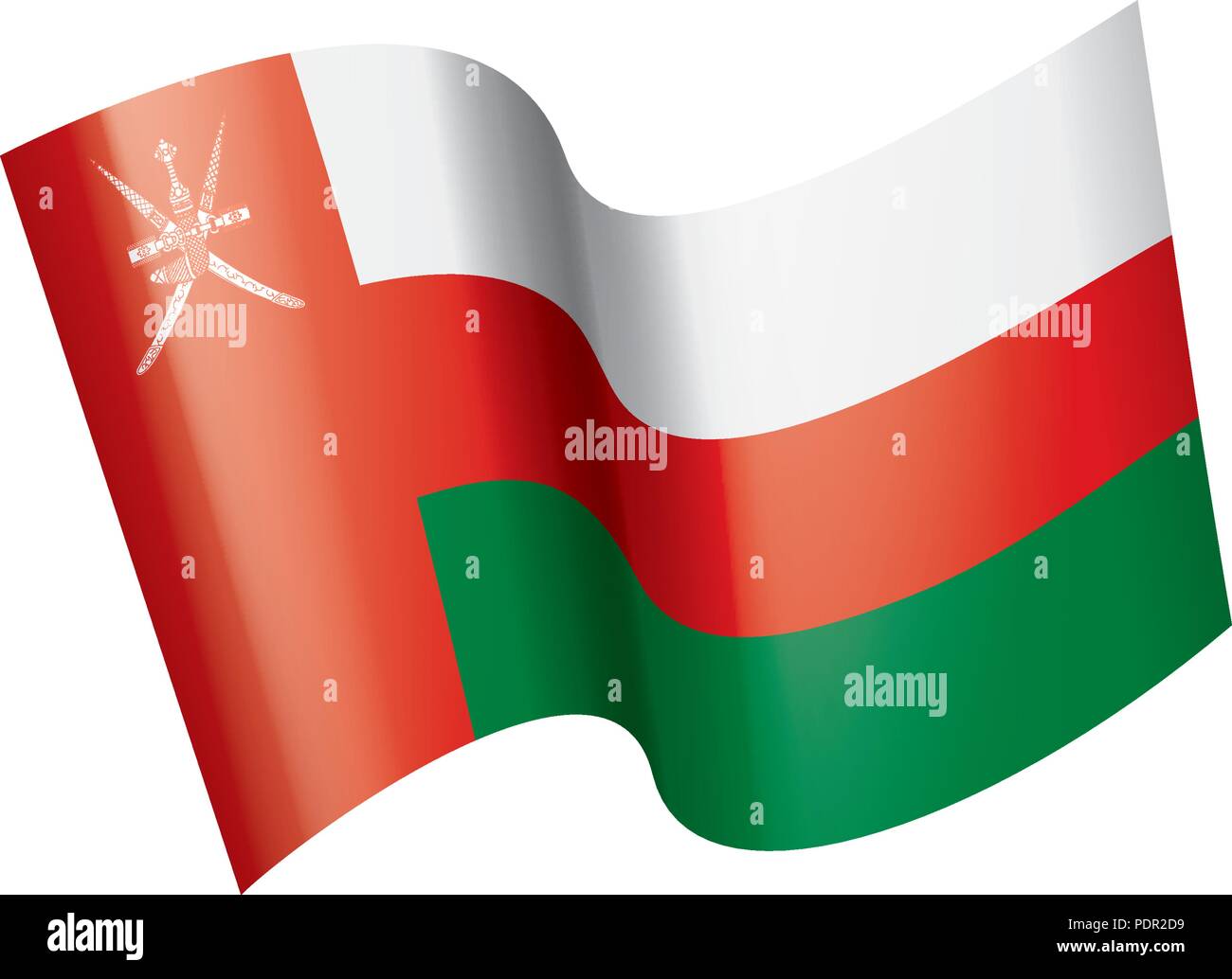Flag vector nation oman muscat Cut Out Stock Images & Pictures - Alamy