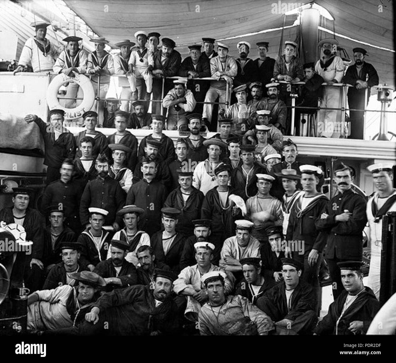 60 HMS Royalist crewmen Flickr 3575338132 Stock Photo - Alamy