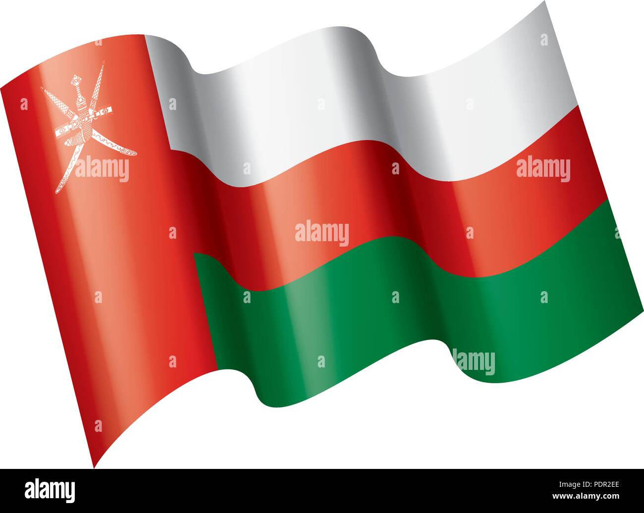 Flag vector nation oman muscat Cut Out Stock Images & Pictures - Alamy