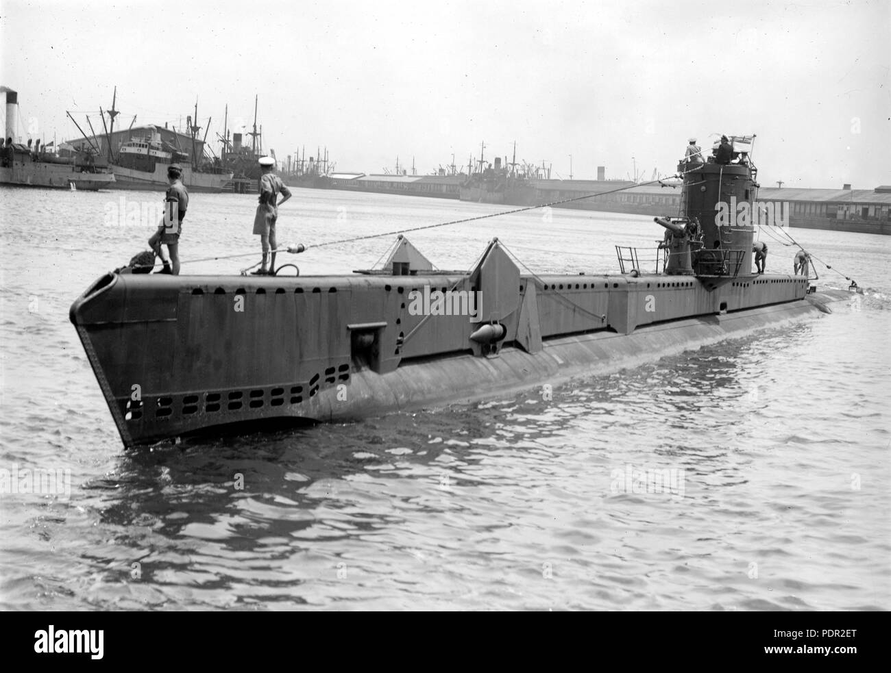 British navy ship Black and White Stock Photos & Images - Alamy