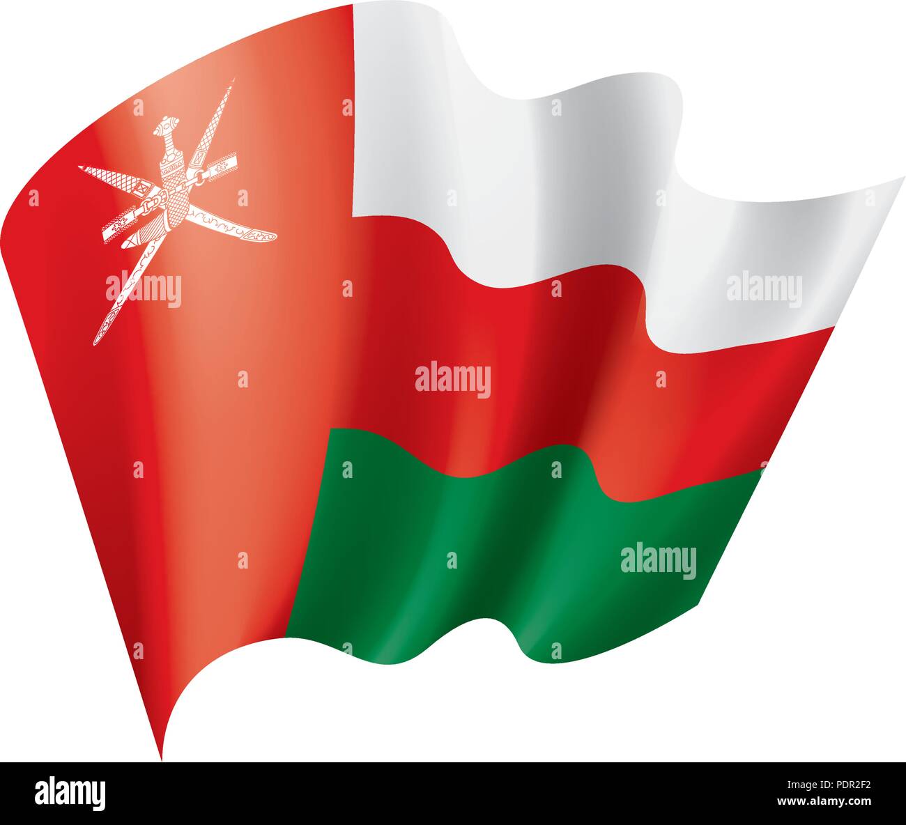 Flag vector nation oman muscat Cut Out Stock Images & Pictures - Alamy