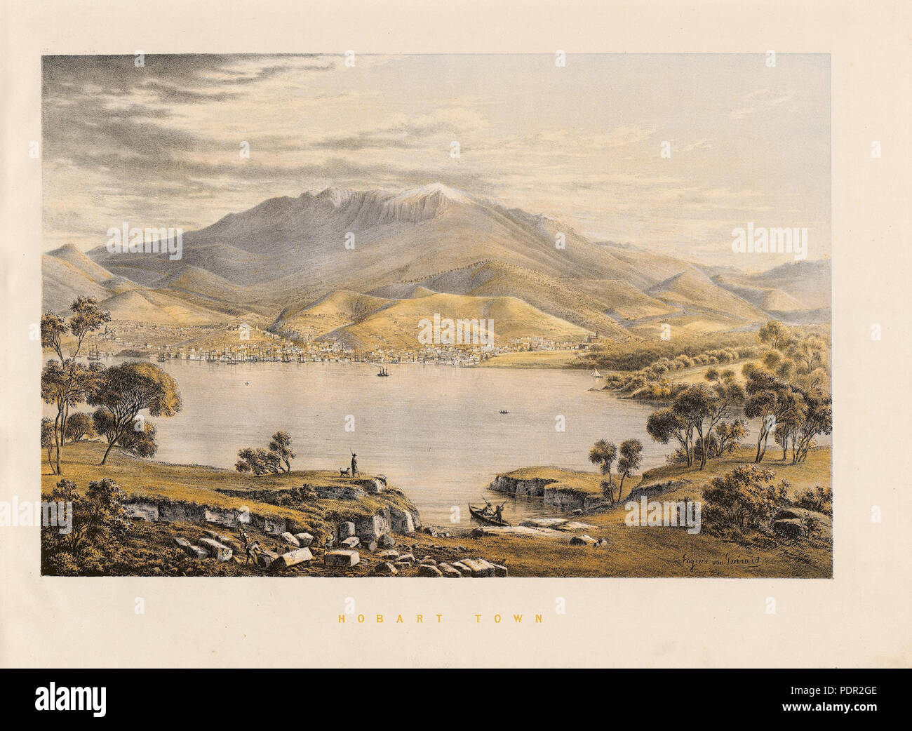 Hobart tasmania 19th century hi-res stock photography and images - Alamy
