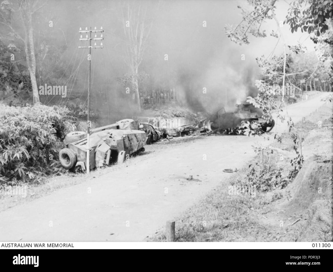 Tanks burning Black and White Stock Photos & Images - Alamy