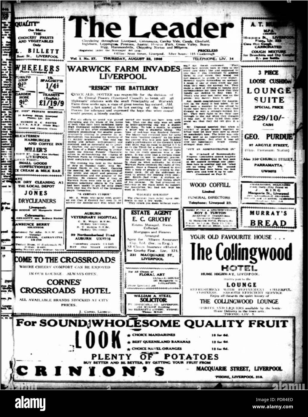 August 1946 hi-res stock photography and images - Alamy