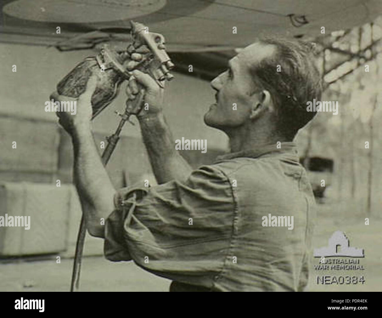 78 Leading Aircraftman Lloyd of 5 Squadron RAAF Mareeba March 1944 AWM ...