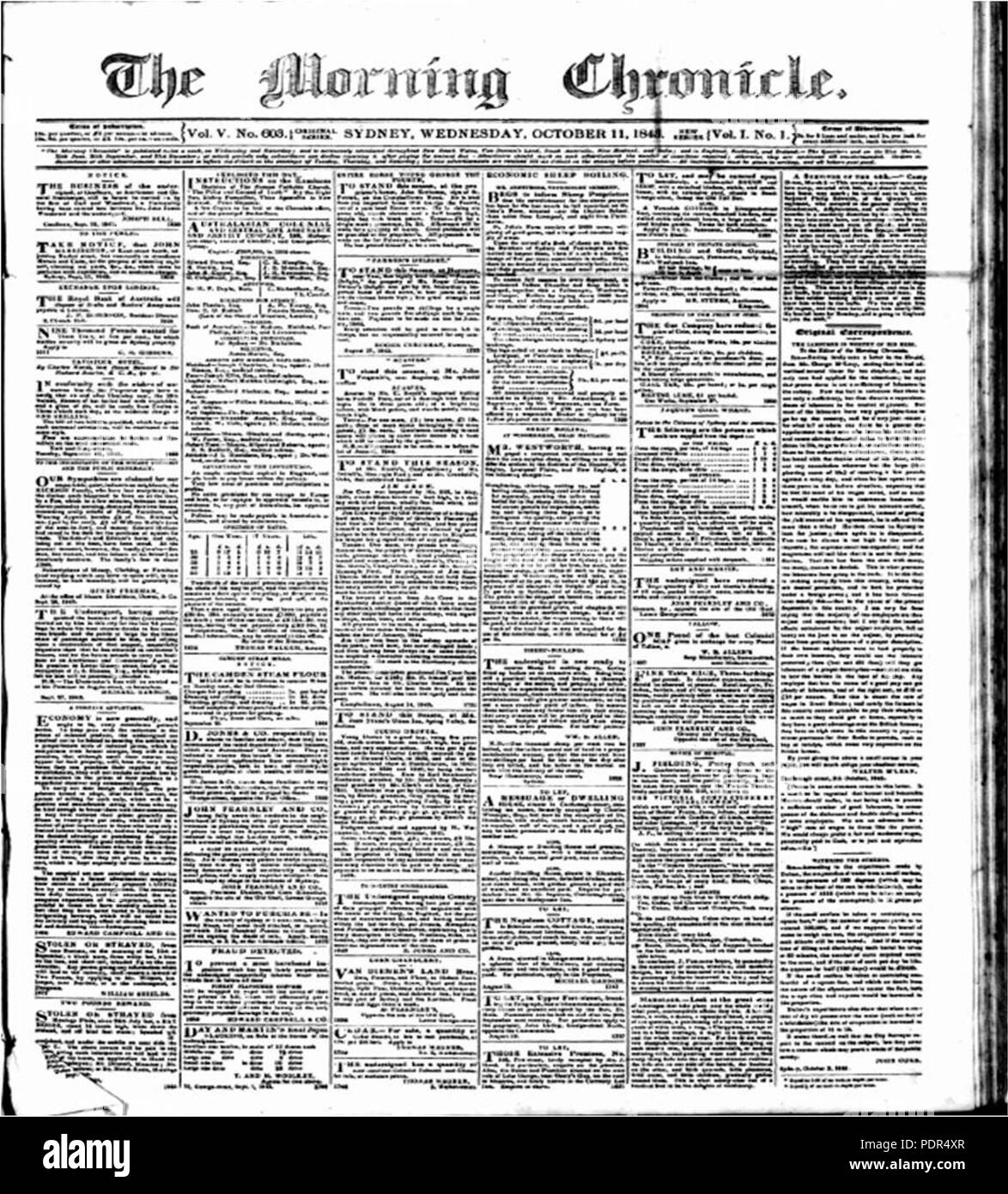 11 october 1843 hi-res stock photography and images - Alamy