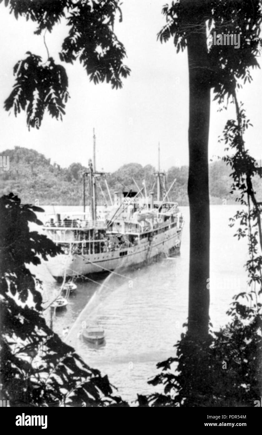 88 MV Malaita off Florida Island Solomons c1940 Stock Photo - Alamy