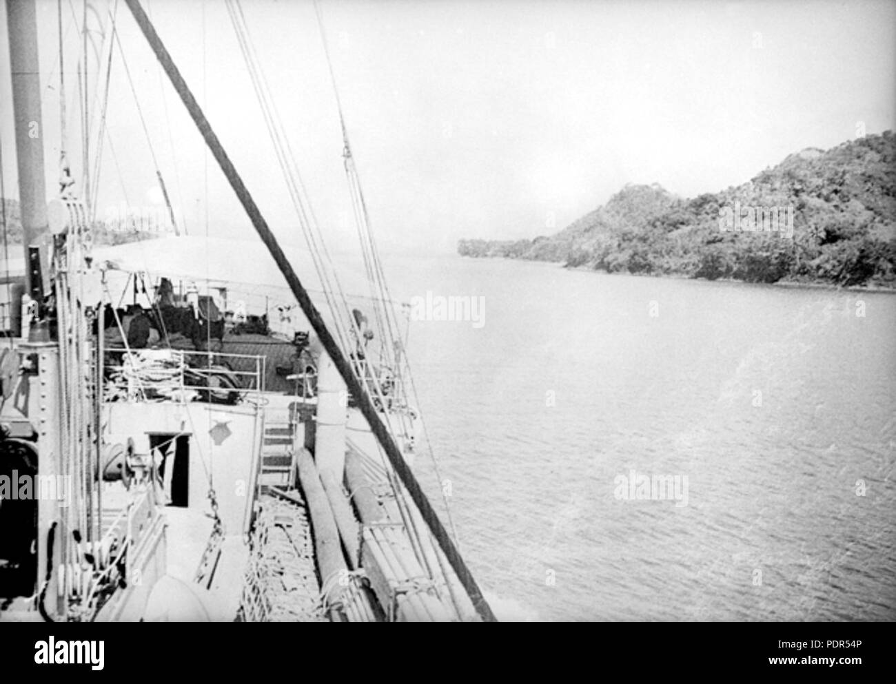 88 MV Malaita passing through Buka Passage in January 1942 Stock Photo ...