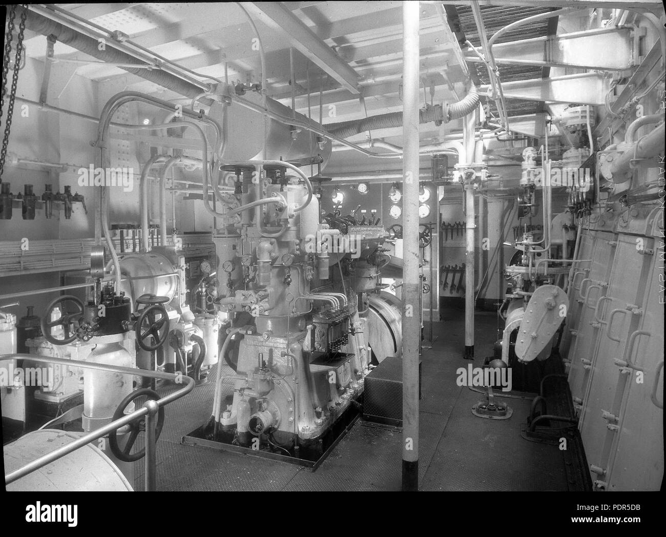 89 Nimbin Engine Room when built Stock Photo - Alamy