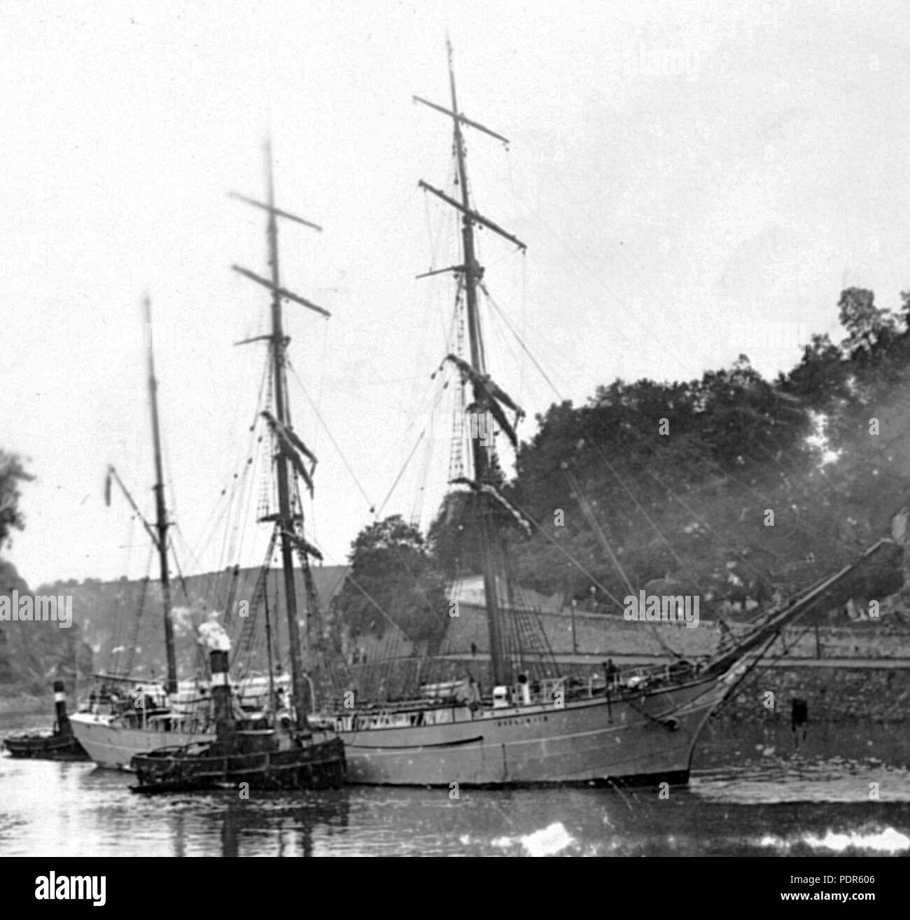 Deck ferry ship in Black and White Stock Photos & Images - Alamy