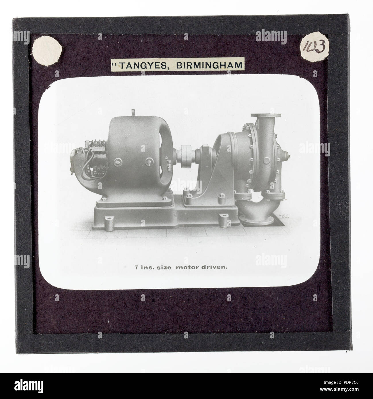 77 Lantern Slide - Tangyes Ltd, C Type 7-inch Electric Centrifugal Pump ...