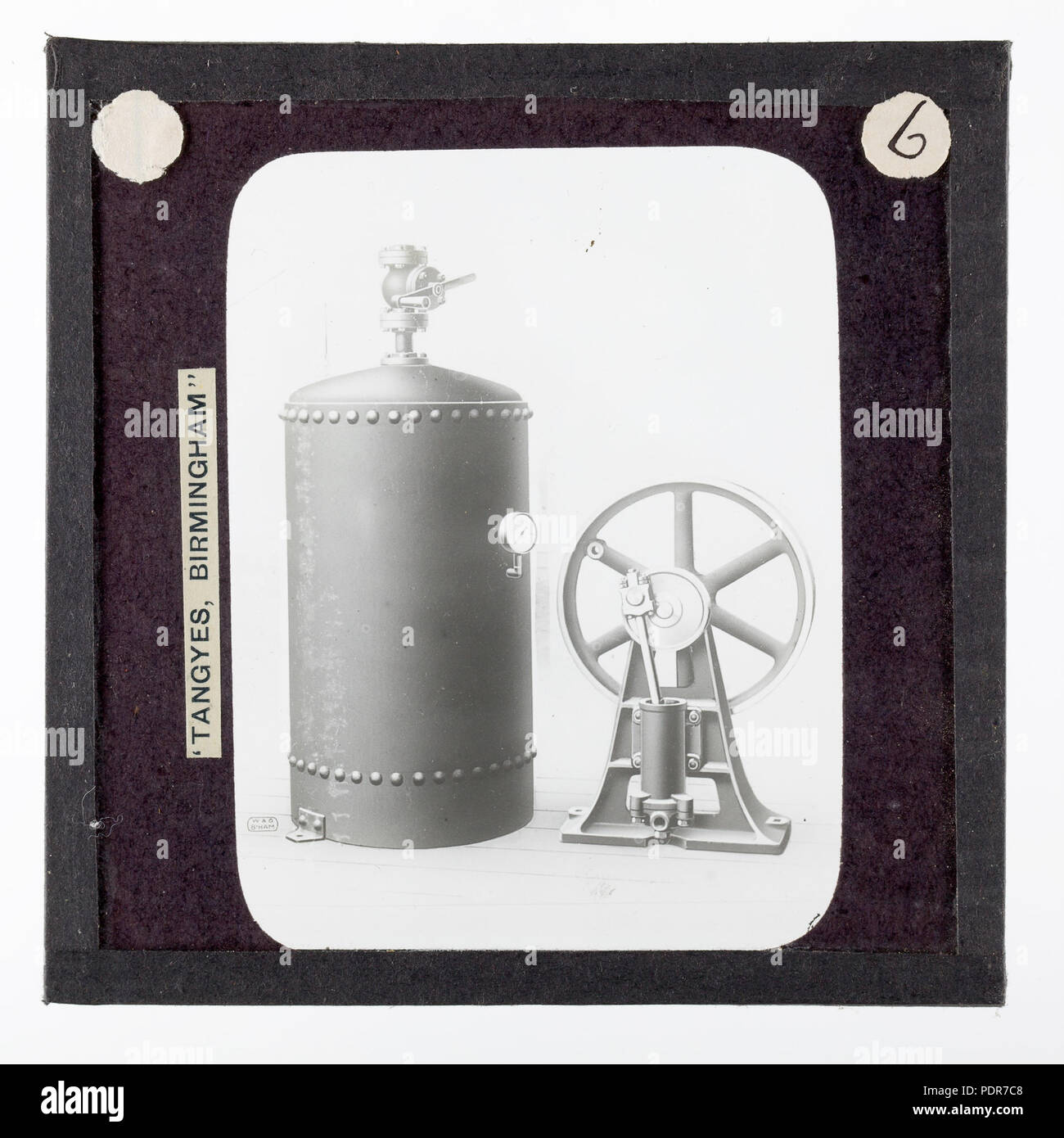 77 Lantern Slide - Tangyes Ltd, Compressed Air Receiver and Compressor ...