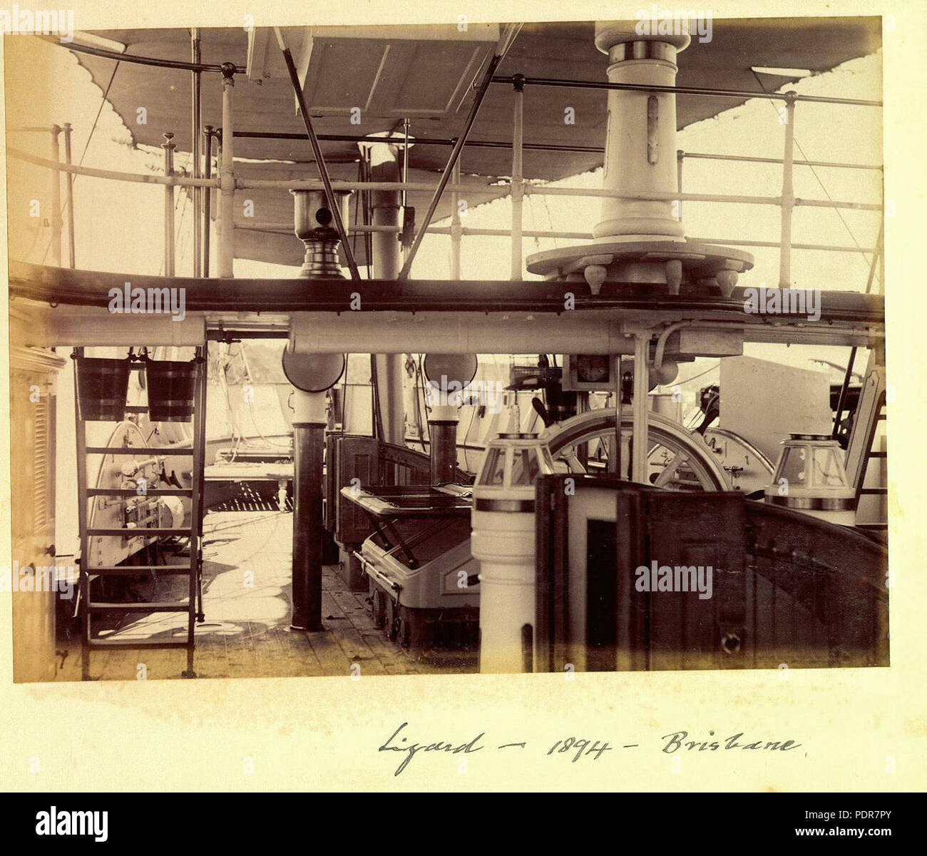 80 HMS Lizard Brisbane 1894 Stock Photo - Alamy