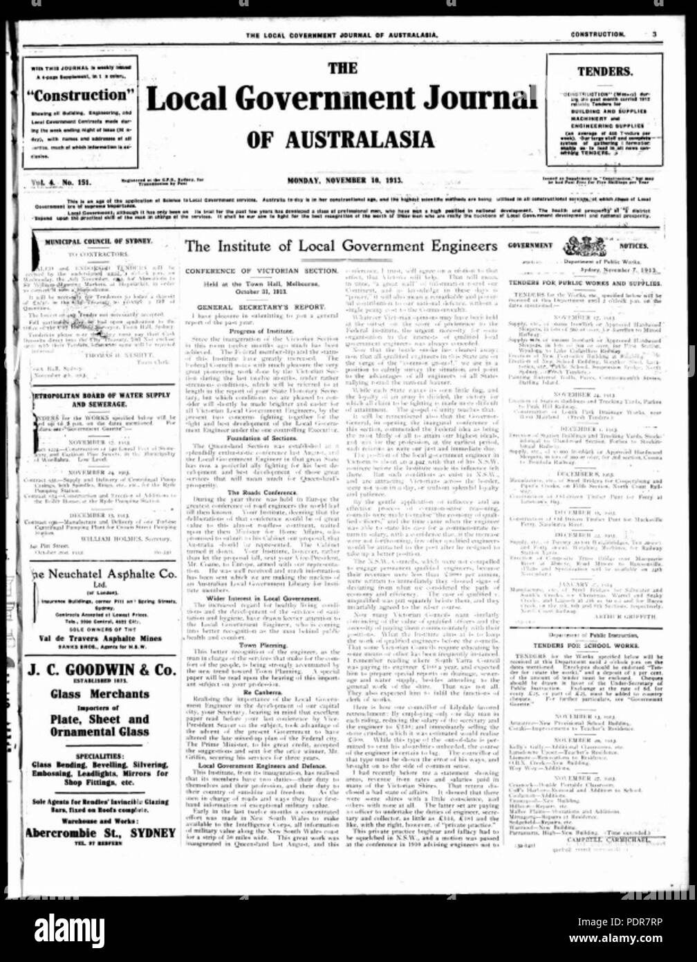 80 Local Government Journal of Australasia Stock Photo - Alamy