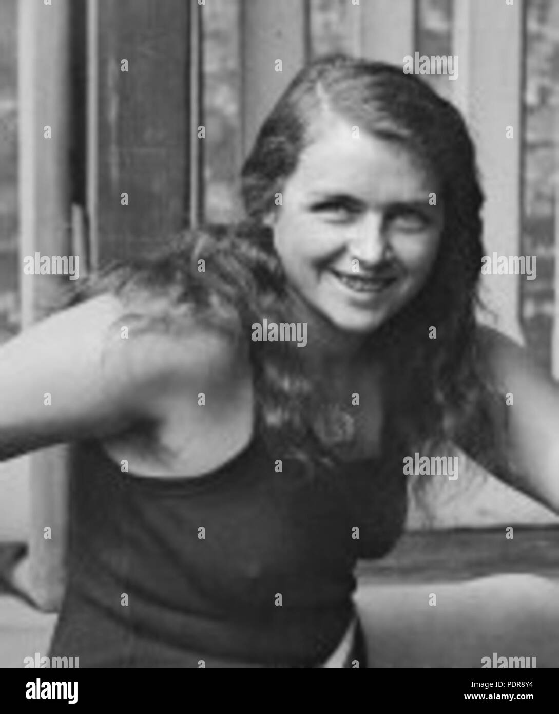 85 Mercedes Gleitz portrait crop Stock Photo - Alamy