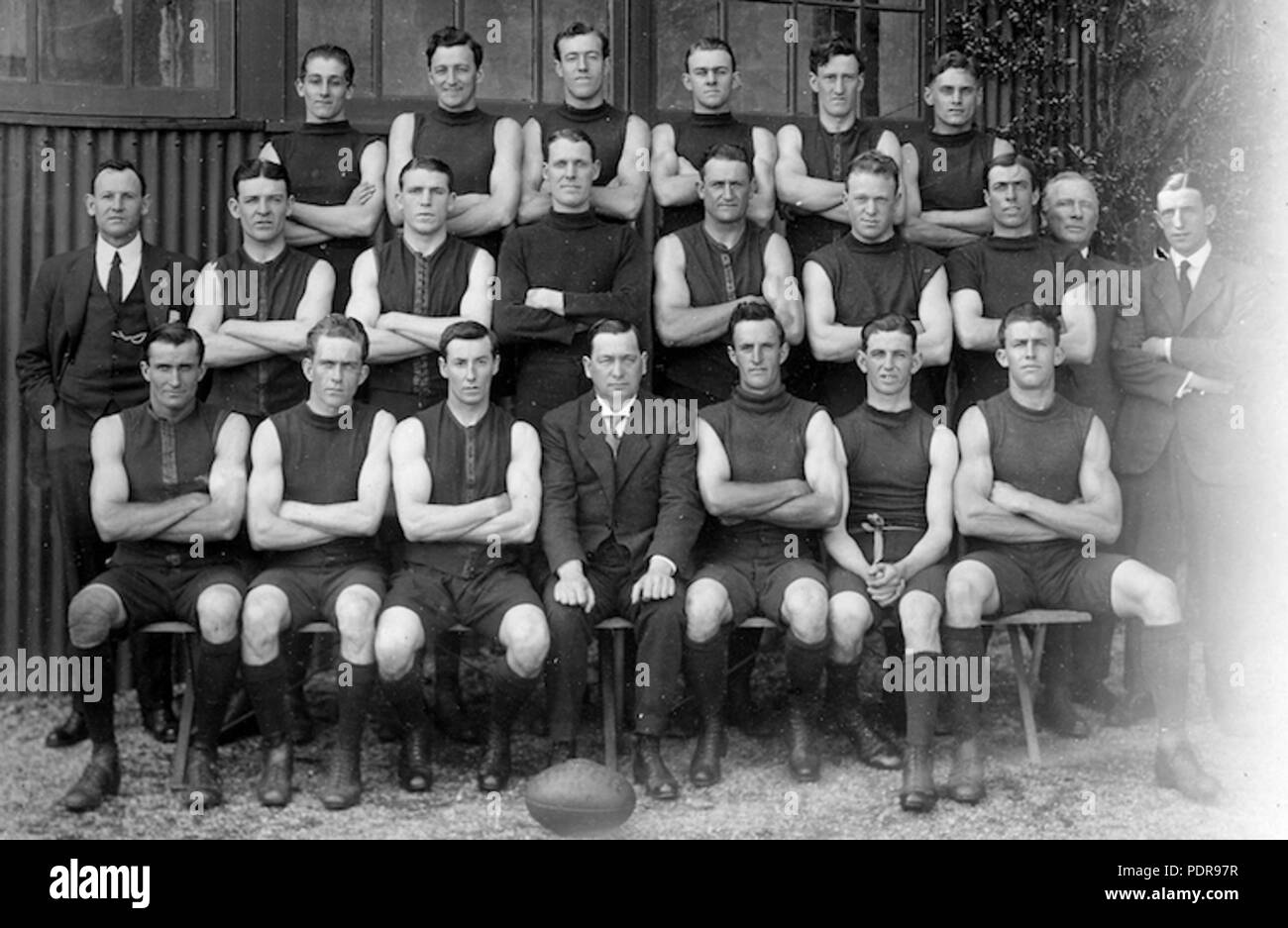91 Norwood Football Club premiership team 1922 Stock Photo - Alamy