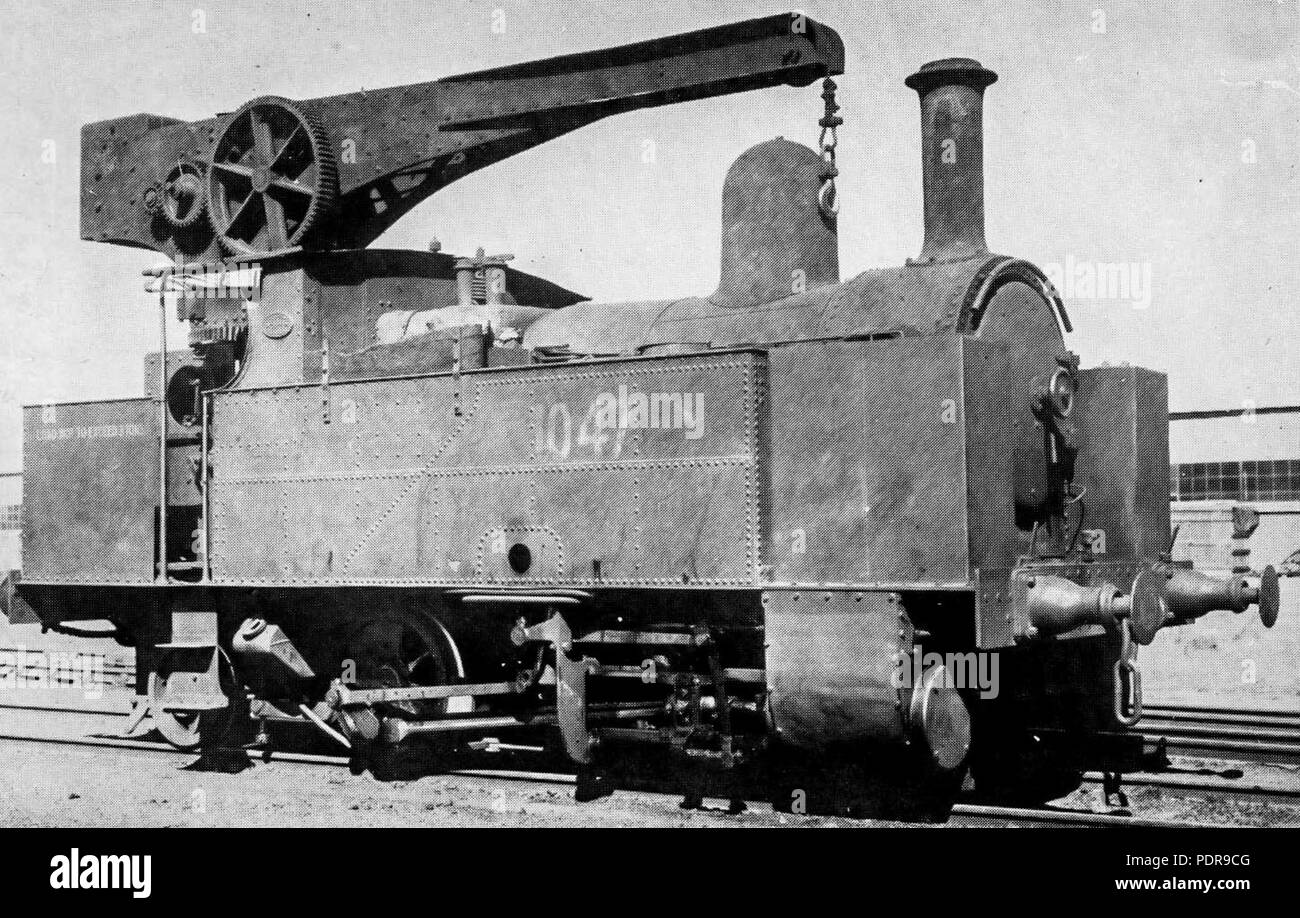91 NSWGR Locomotive Crane 1047 Stock Photo - Alamy